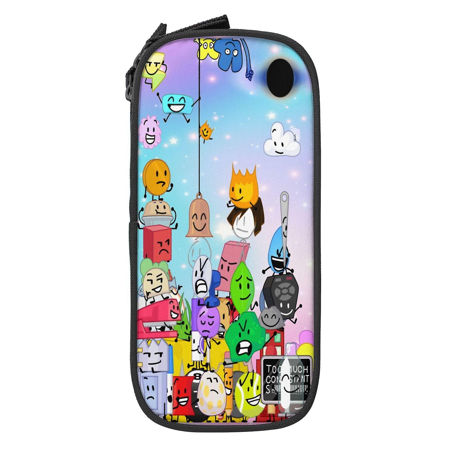 Game BFDI Battle For Dream Island Big Capacity Pencil Pouch Big ...