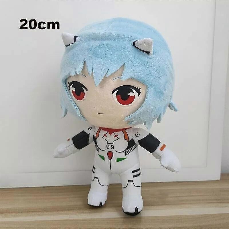 20cm EVA Ayanami Rei Plush Toys Anime EVANGELION Soft Stuffed Doll Kids ...
