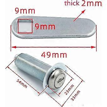 Extra Long Cam Lock with Key Code 8025, 2" Weatherproof RV Lock, Thick ...