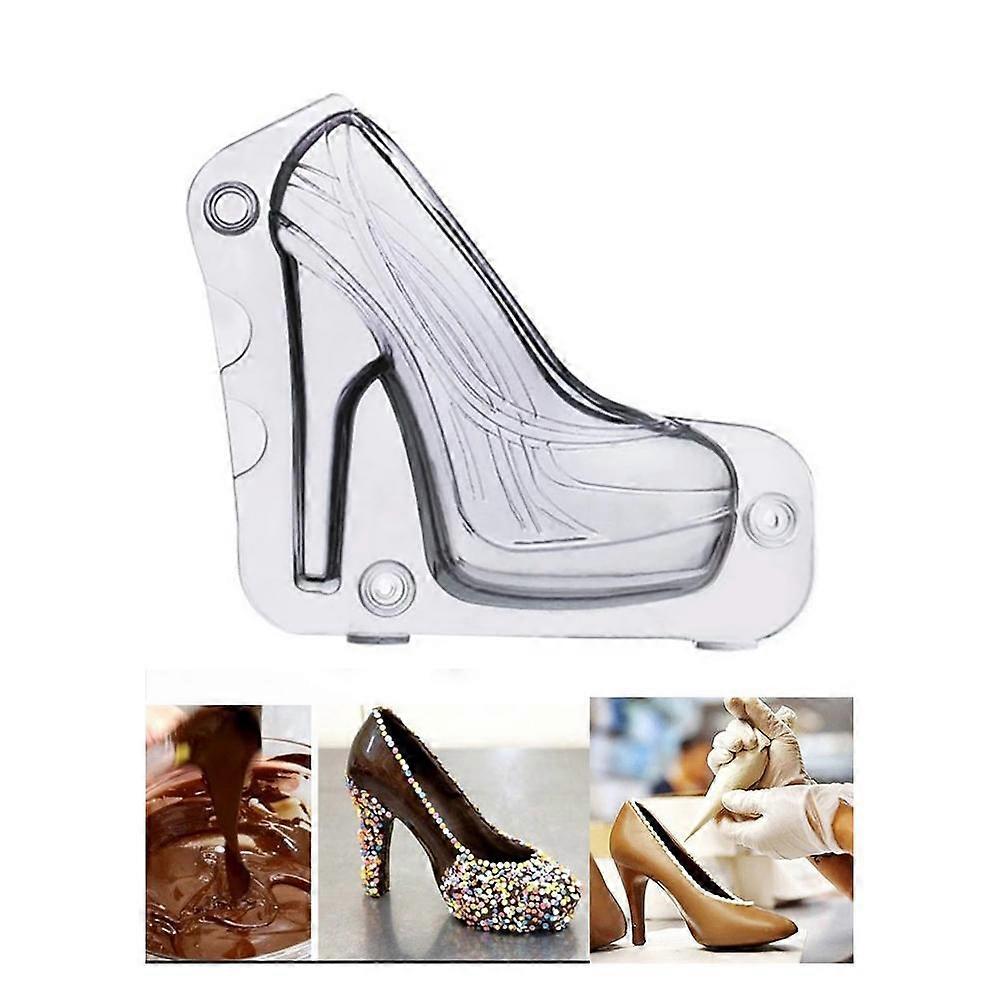 High Heel Shoe Mold 3D High Heel Chocolate Fondant Mold DIY Cake ...