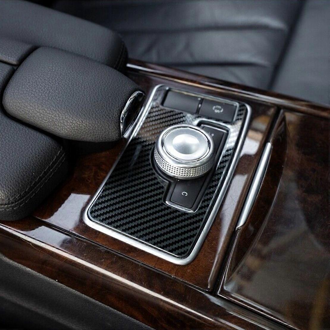 Stainless Steel Car Center Console Multimedia Knob Control Panel Cover ...