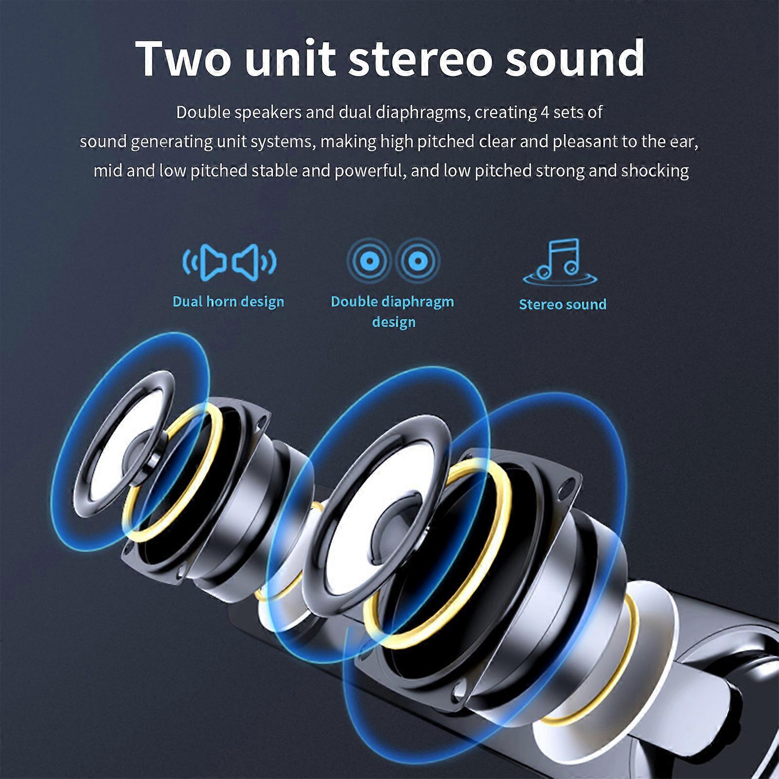 Bluetooth Audio Speakers Exclusive 9D Sound Effect Metal Knob For ...