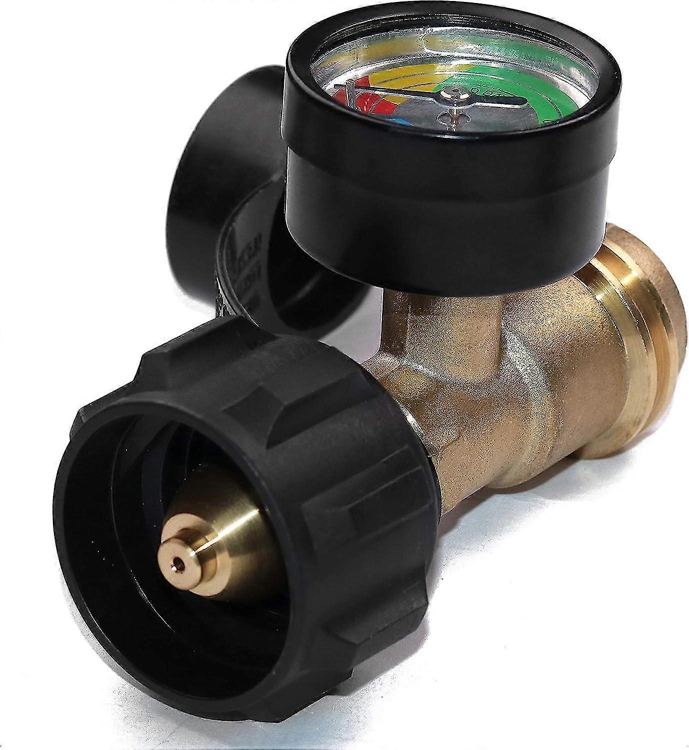 Propane Tank Gauge Level Indicator Lp Gas Pressure Meter Color Coded ...