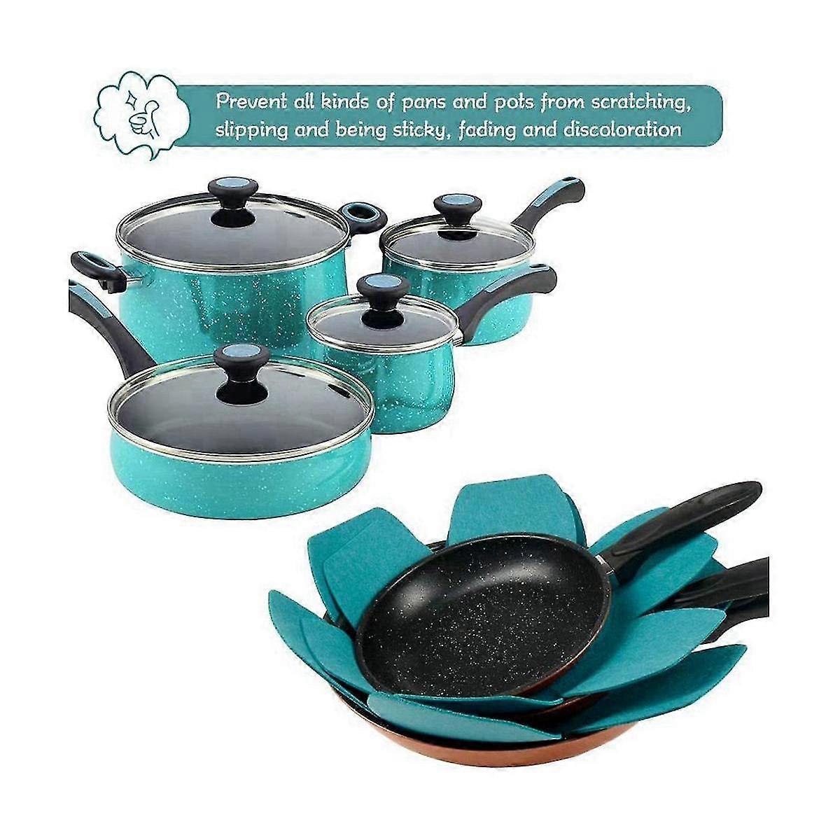 Pot And Pan Protectors, 12 And 3 Different Sizes, Thicker Felt Pan ...