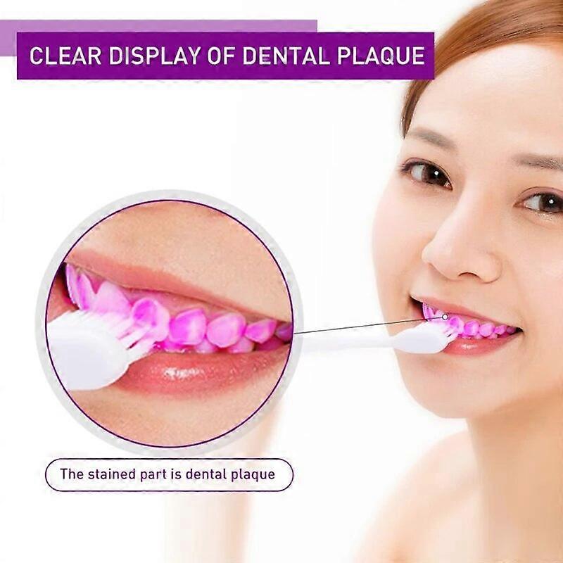 New Package Dental Disclosing Plaque Tablets Detection Agent Purple ...