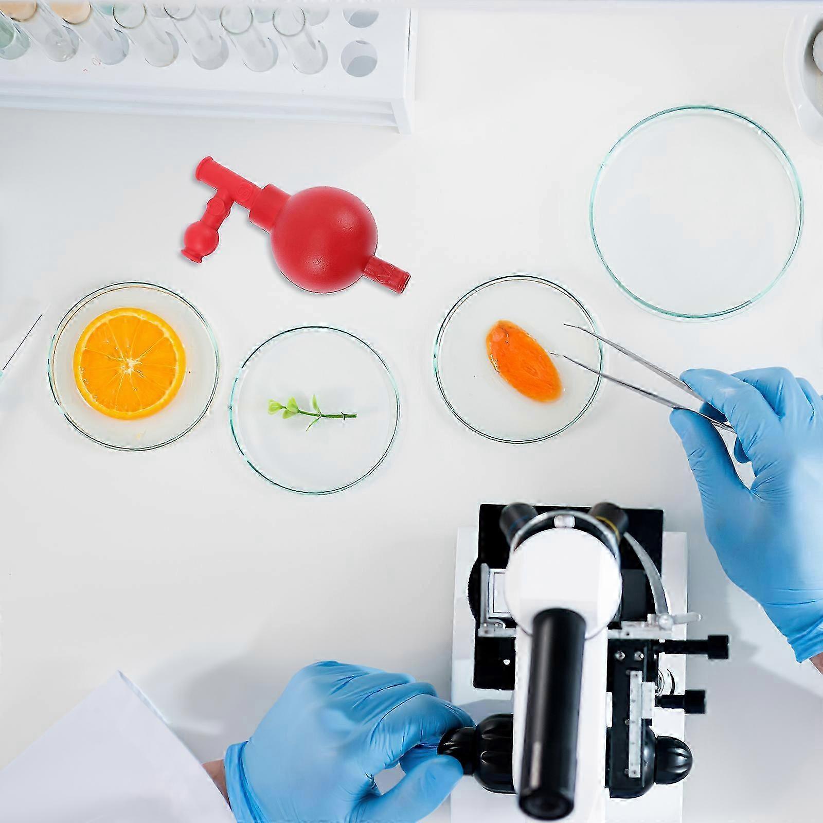 Pipette Filler Bulb Laboratory Rubber Pipette Filler Three Valves ...