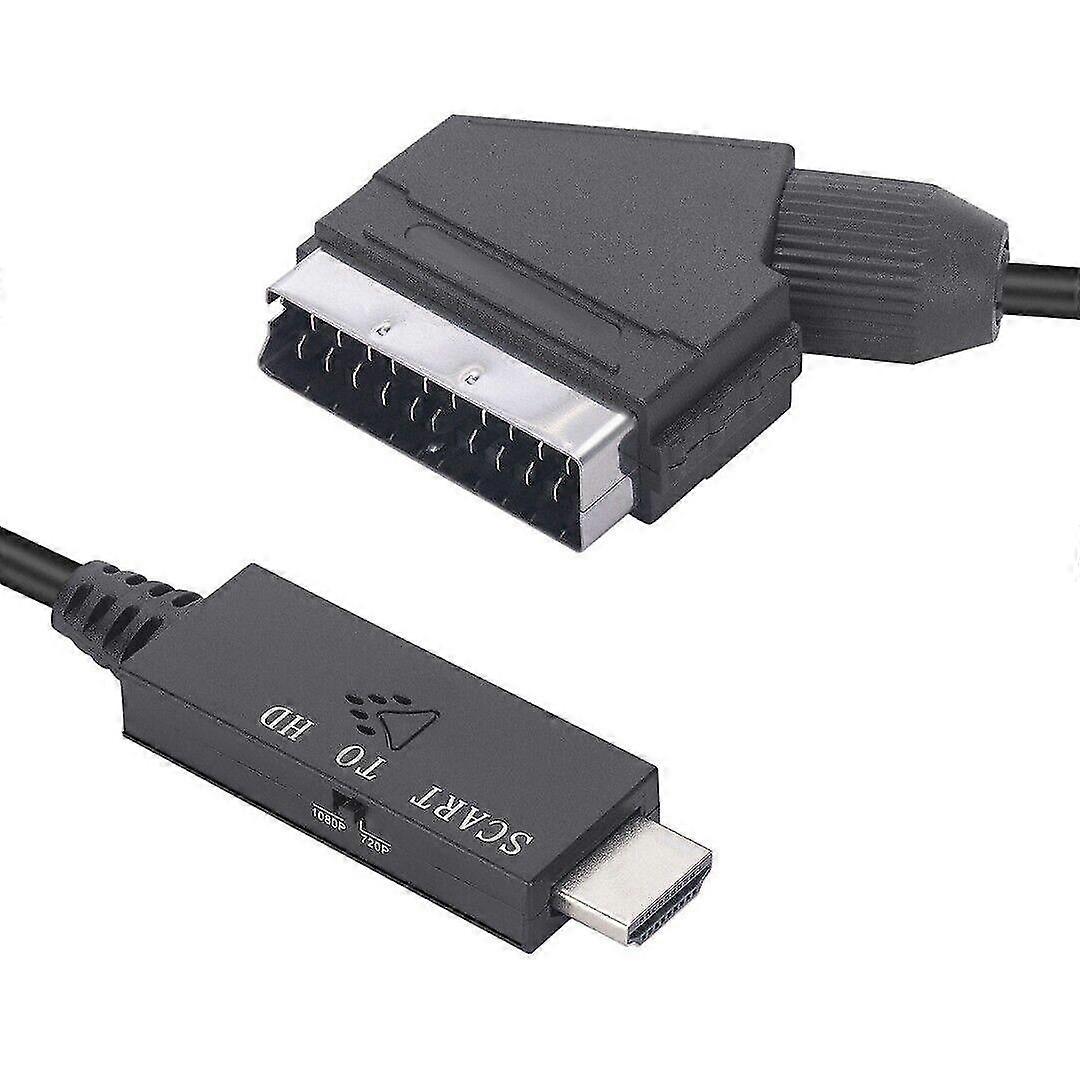 SCART to HDMI Converter SCART to HDMI Adapter Video Audio Converter ...
