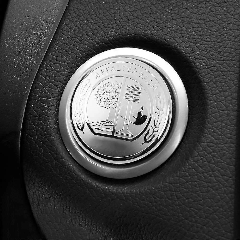 Car Ignition Switch Start Button 37mm Cover 3D Sticker Emblem Decor For ...