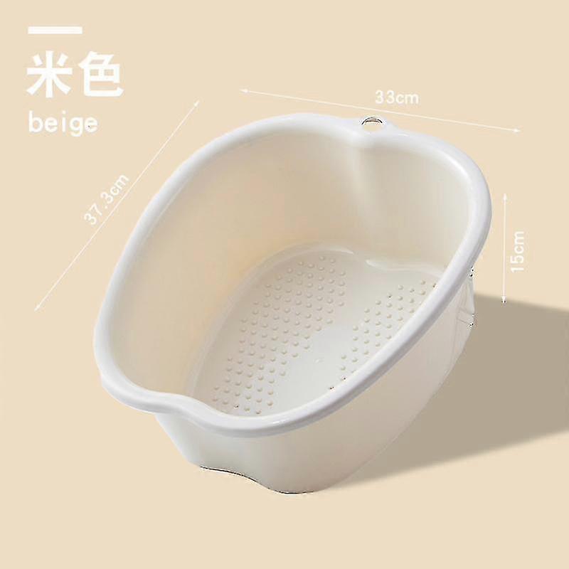Thickened Foot Bath Bucket Plastic Soaking Foot Basin Sole Massage Foot ...