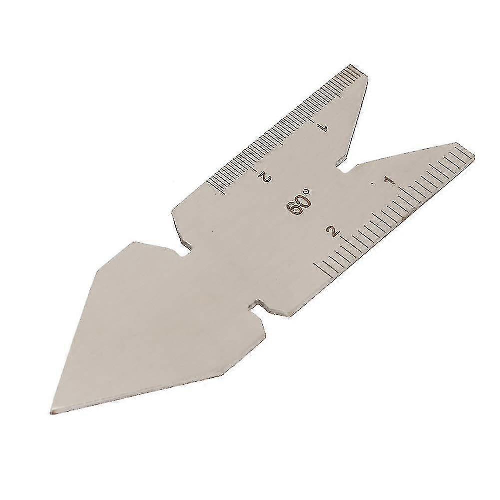 Center Fishtail Gauge Stainless Steel Thread Pitch Gauge Cutting Angle ...