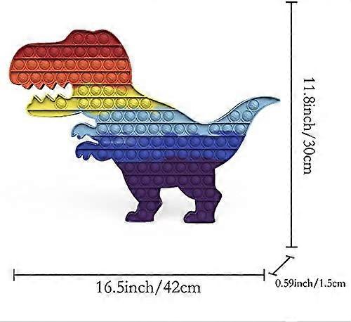 Big Pop Fidget Toys, Jumbo Dinosaur Pop Poppers it Sensory Fidget ...