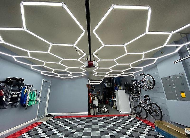 Hexagon Light Garage for Your Cool Workshop Gym Office Supermarket The ...
