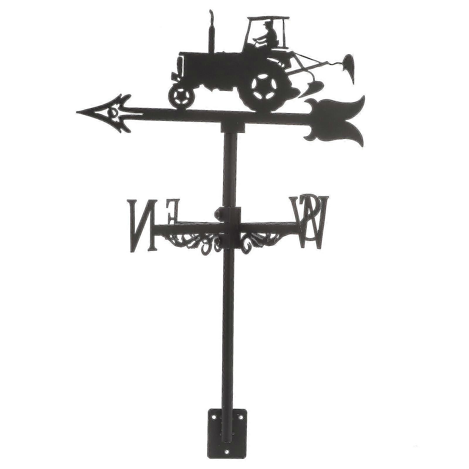 Black Decor Cast Iron Wind Vane Metal Direction Vane Garden Wind Vanes ...