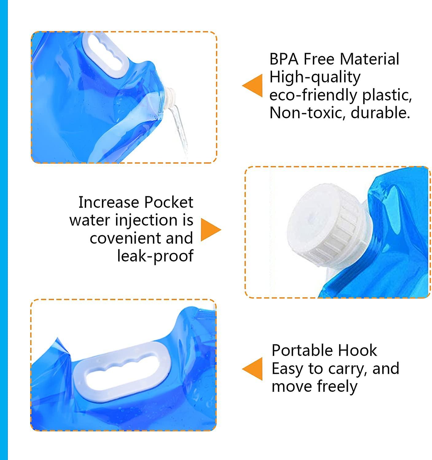 Water Bag, Collapsible Water Bag, Water Canister | Fruugo DK