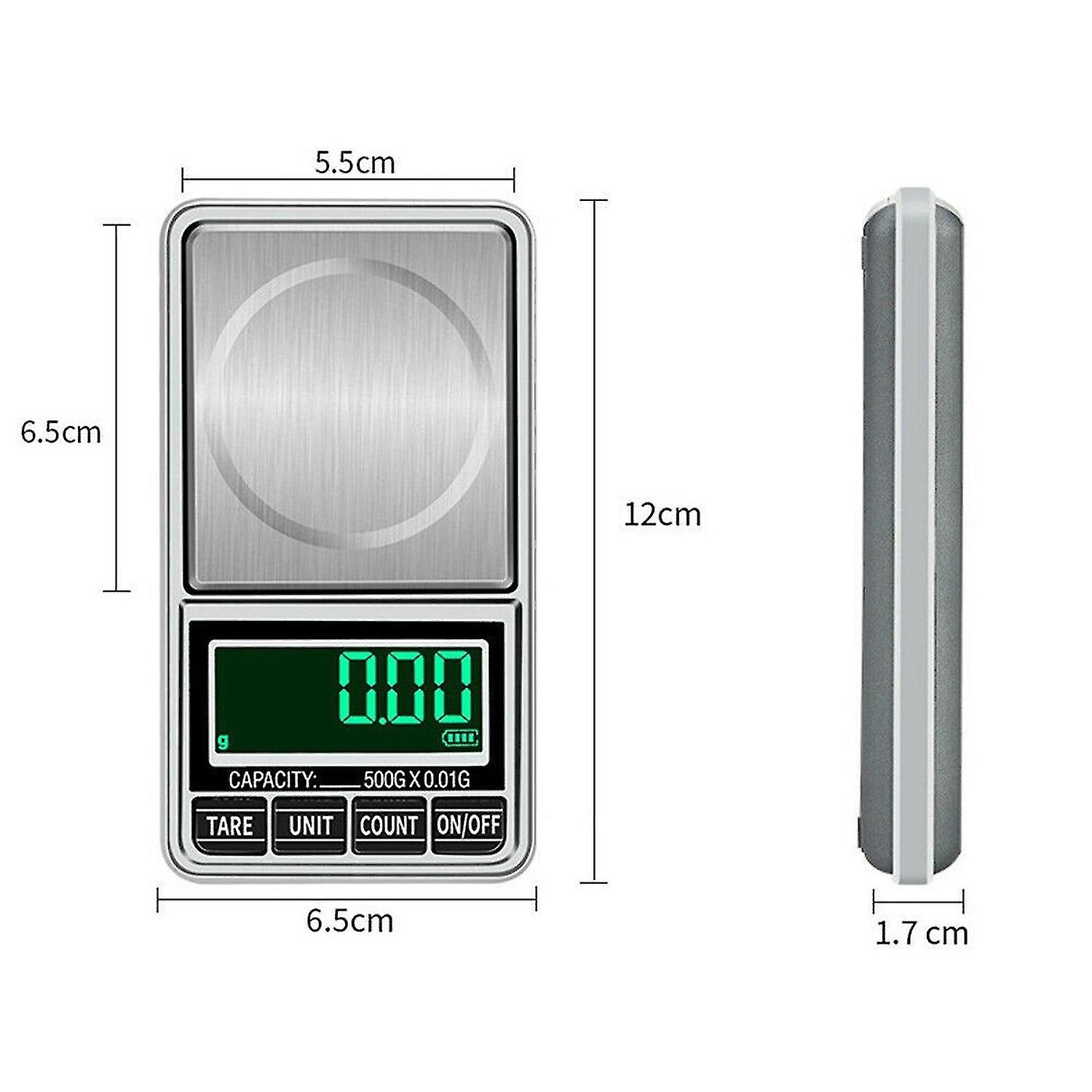 Digital Precision Scale Fine Scale 0.01g-1000g Pocket Scale Gold Scale ...