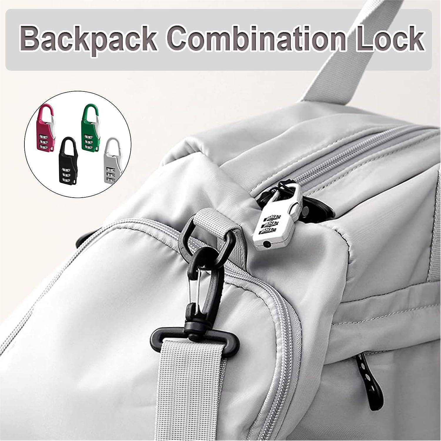 6 Pieces Code Padlock Mini Code Padlock 3 Digit Luggage Combination ...