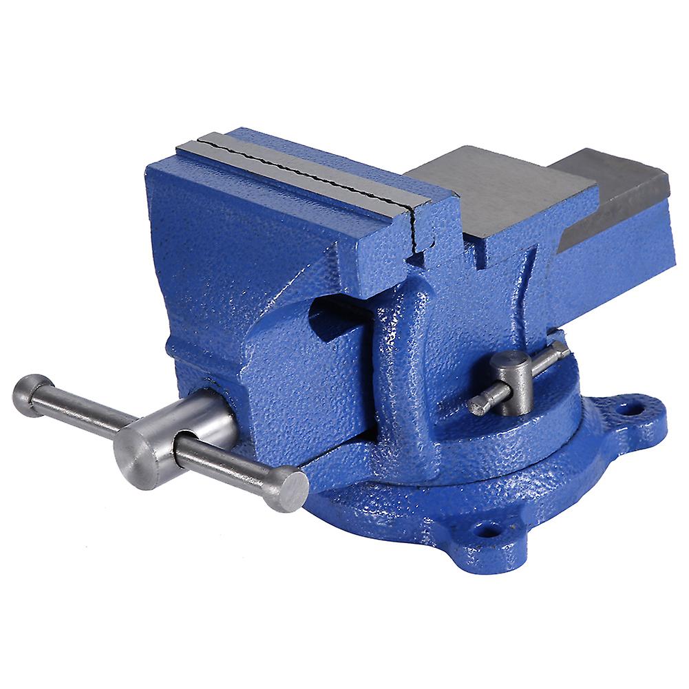 Heavy Duty Bench Vise with Swivel Locking Base and Anvil, 4\\ | Fruugo UK