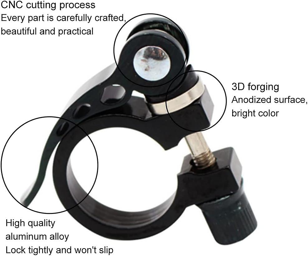 Seat Post Clamp, Bike Saddle Lock, Bike Seat Post Clamp, Aluminum Alloy Seat Post Clamp 34.9mm ...