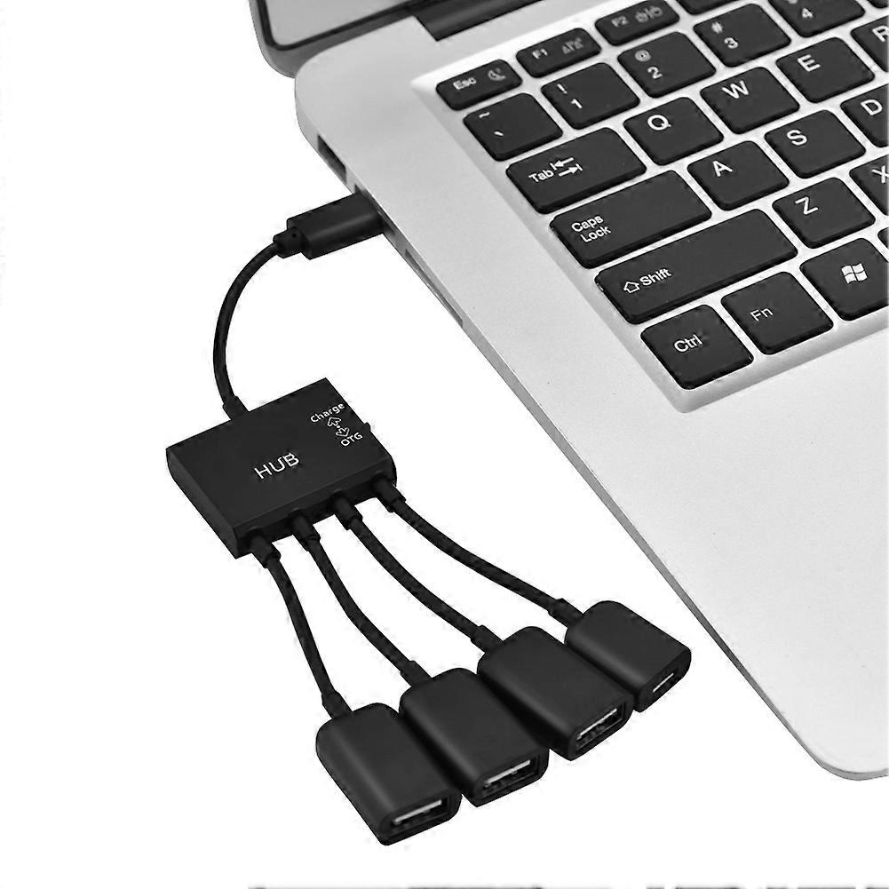 4 In 1 USB3.1 Type C Male to USB 2.0 Female 3 Port USB Hub OTG Function ...