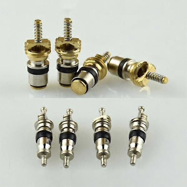 134 Pcs Schrader Valves R12- R134a Kit Air Conditioning Schrader Valve ...