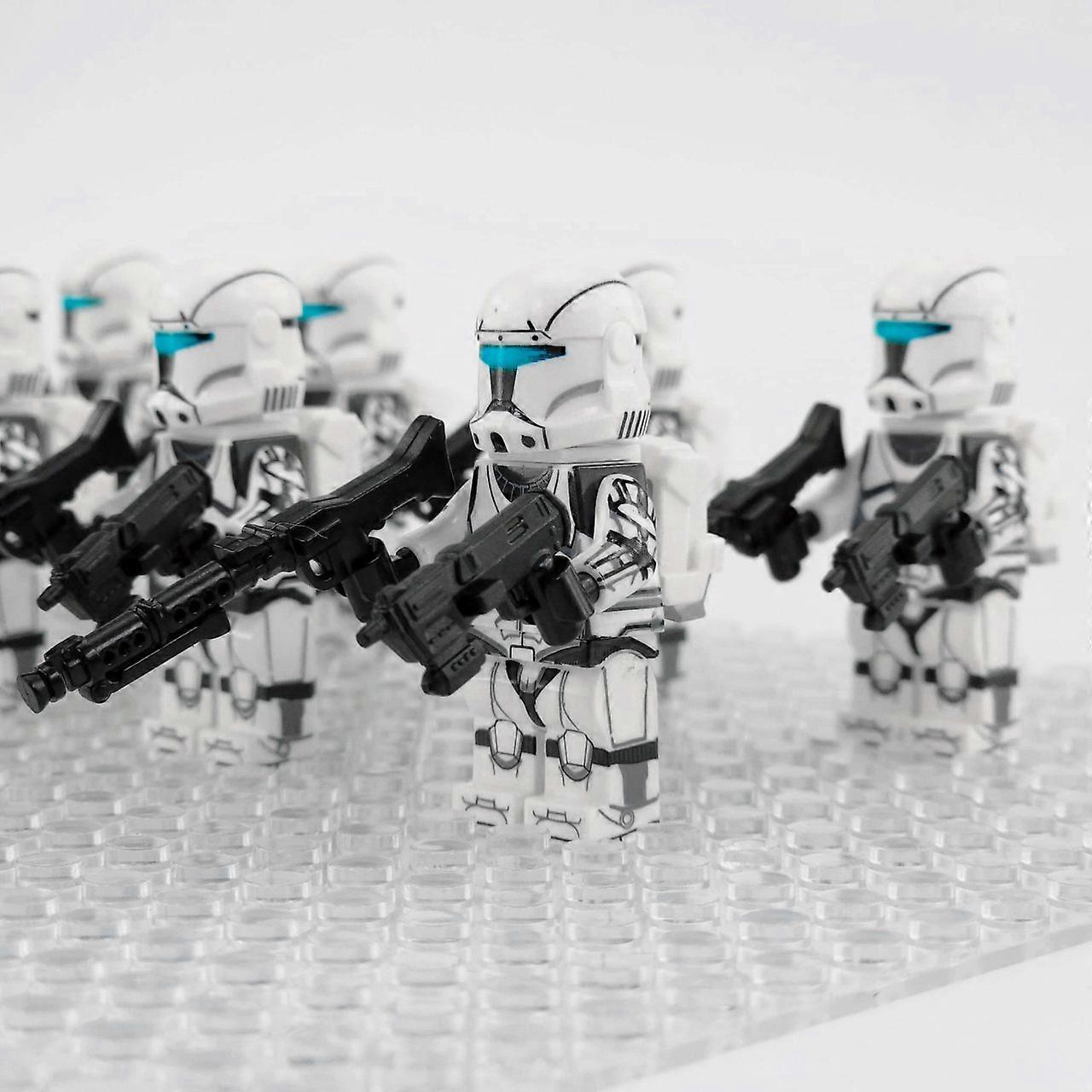 Star Wars Rebublic Clone Commandos White Squad Minifigures Set With ...
