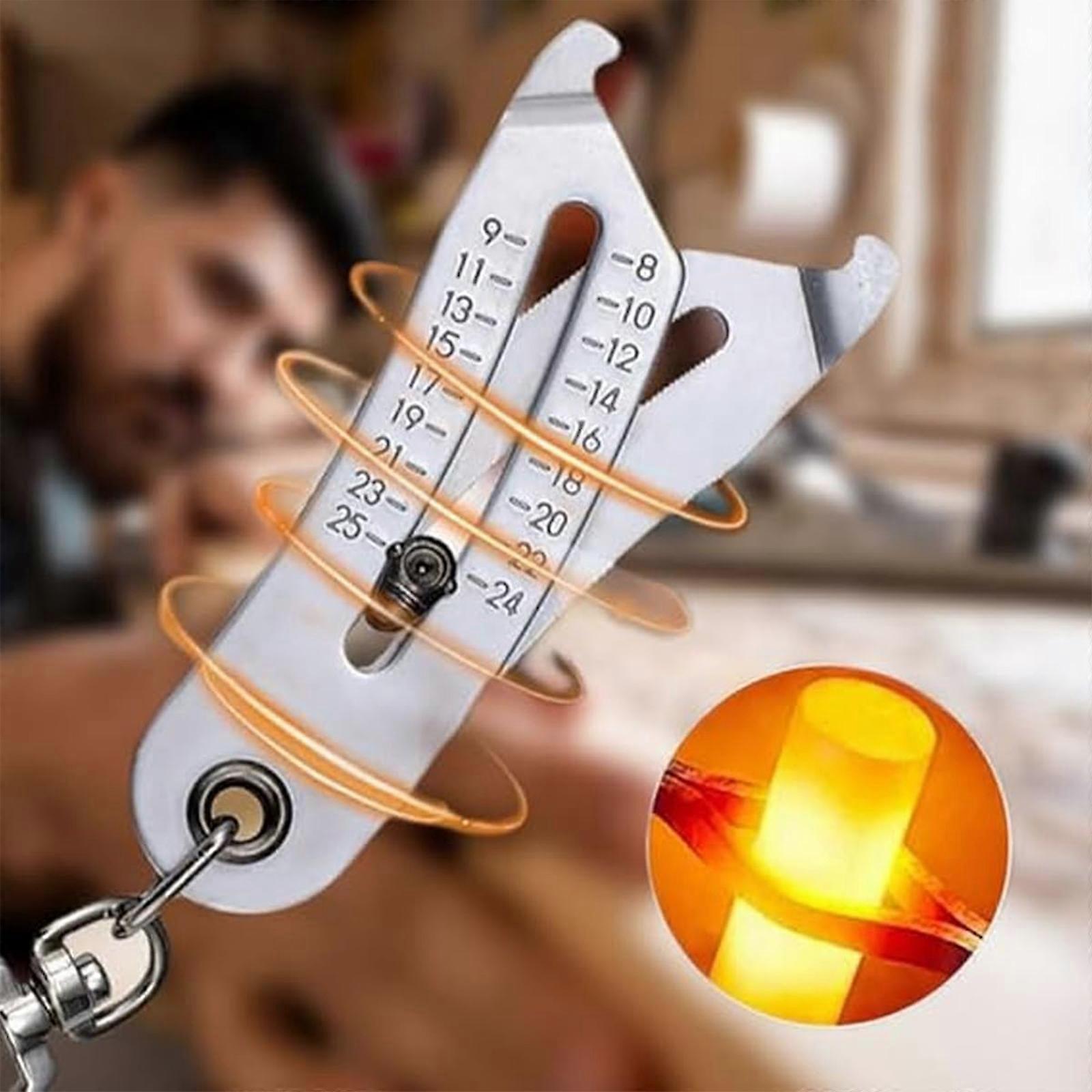 Bolt and Nut Identifier Gauge Size Gauge Precise Bolt Size Finder ...