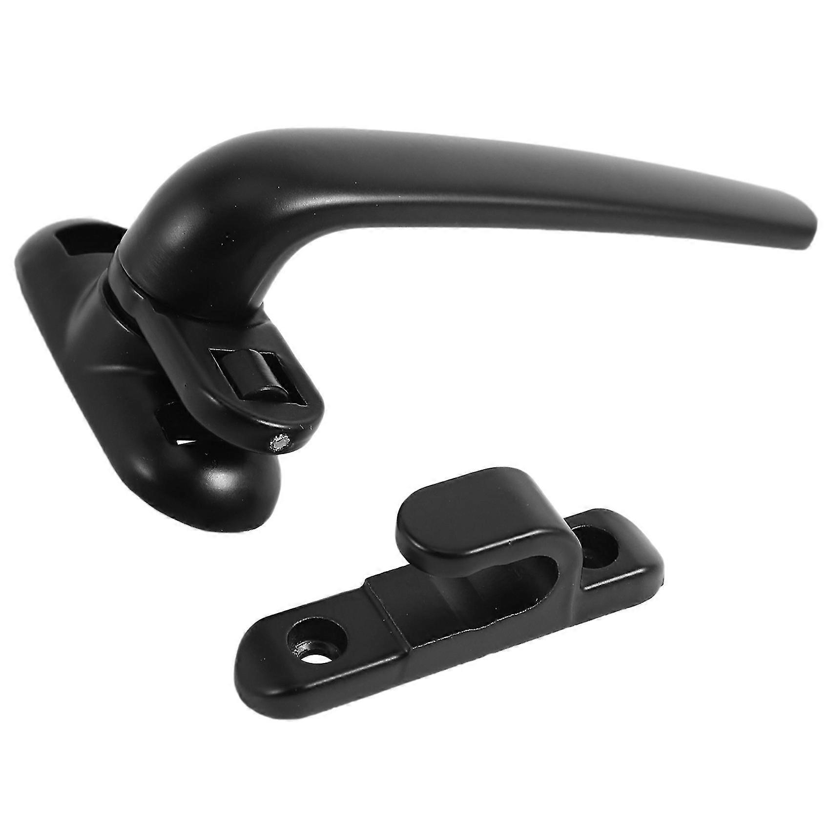 4x Door And Window Handle Lock Casement Window Lock Wheel Handle Black ...