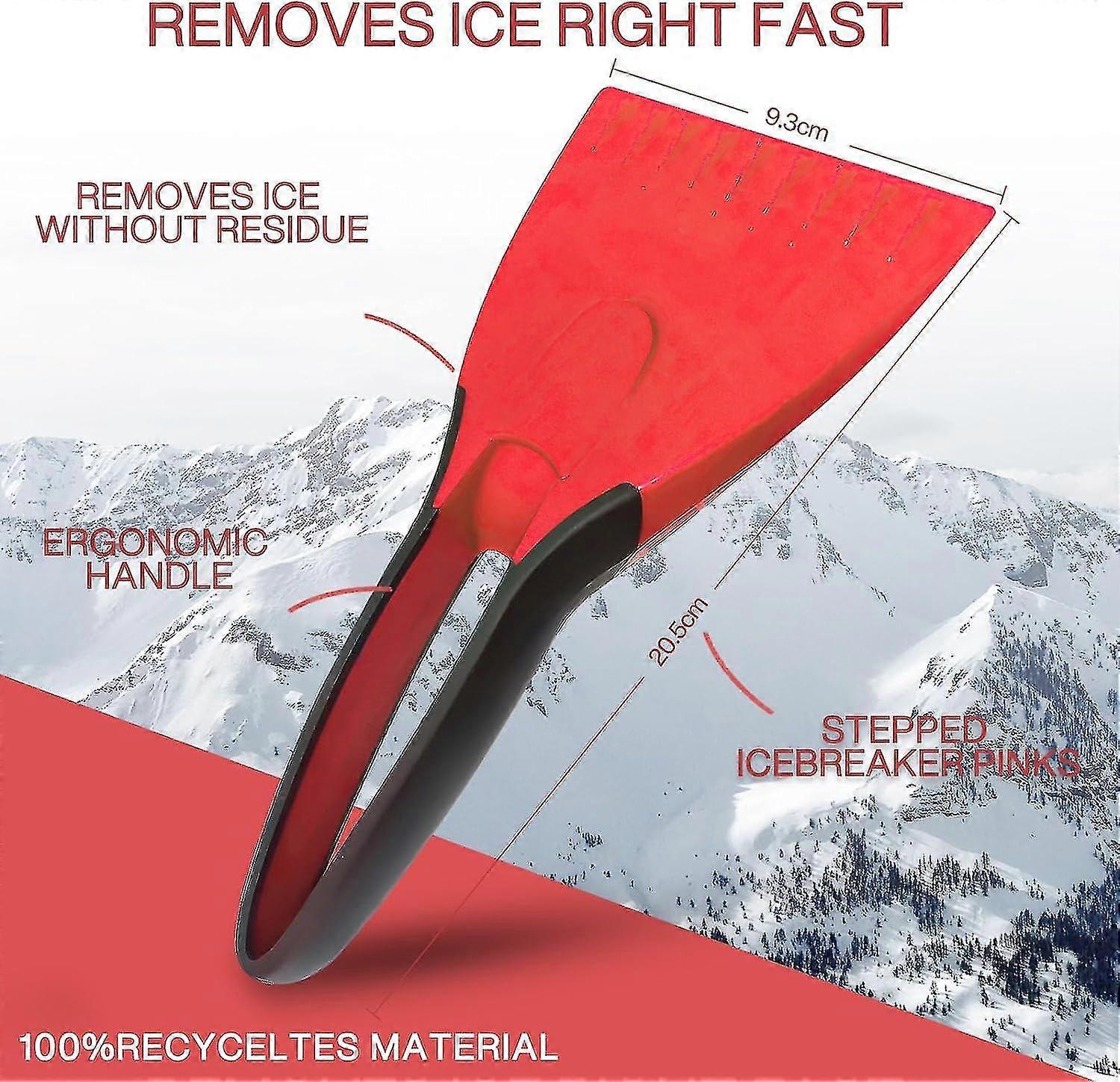 2st Vindruta Isskrapa För Bil, Snö Och Isskrapa För Bil Vindruta ...