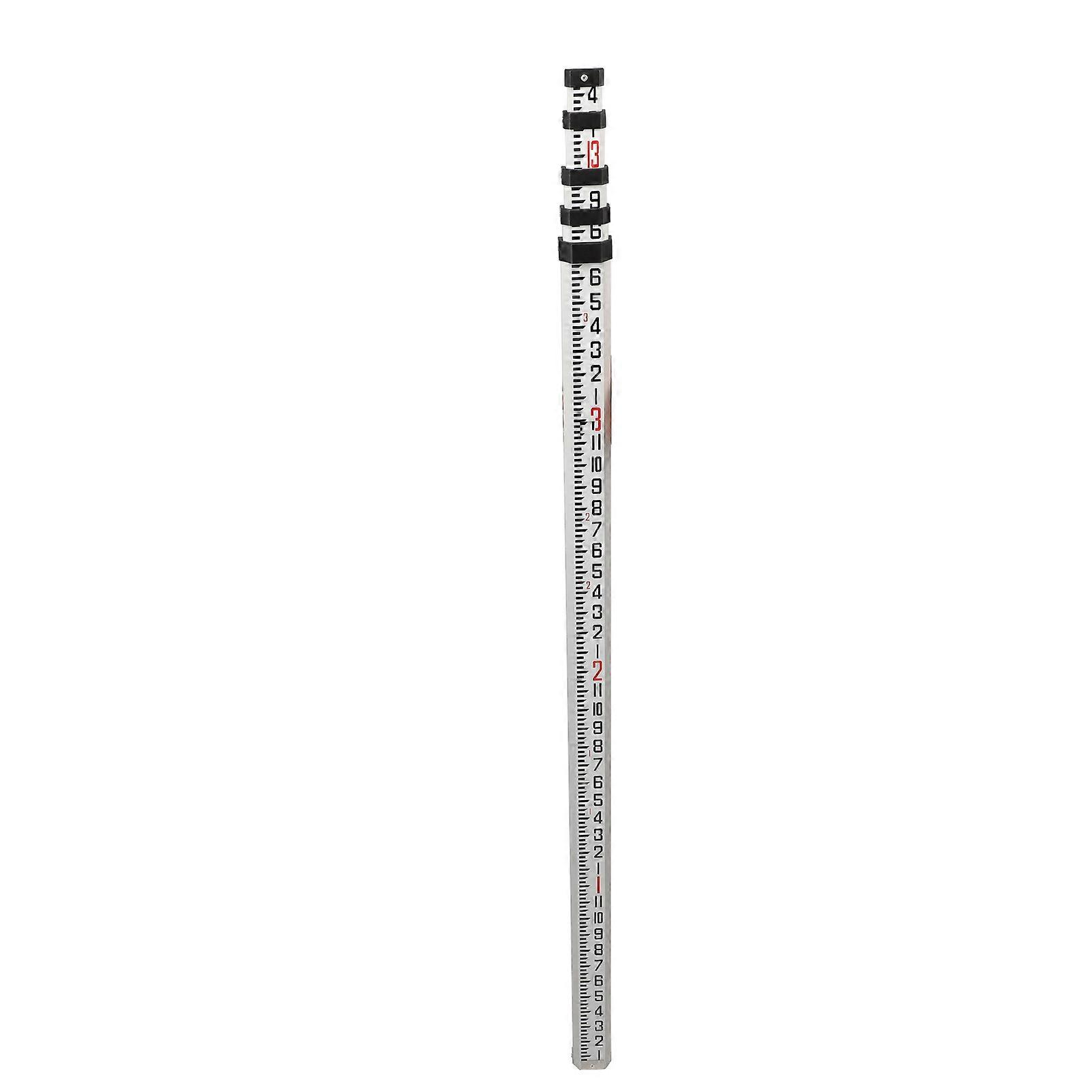 Telescopic Tower Ruler Dual Scales Thick Aluminum Alloy Retractable ...