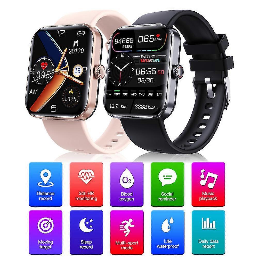 Waterproof Smart Watch Ecg+ppg Blood Glucose Body Temperature Heart ...