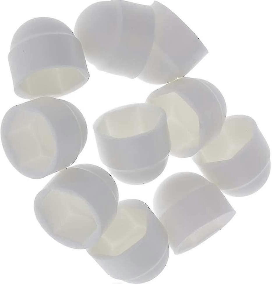 145 st Bult dome täcklock, mutter skydd lock Vit plast mutter och bult ...