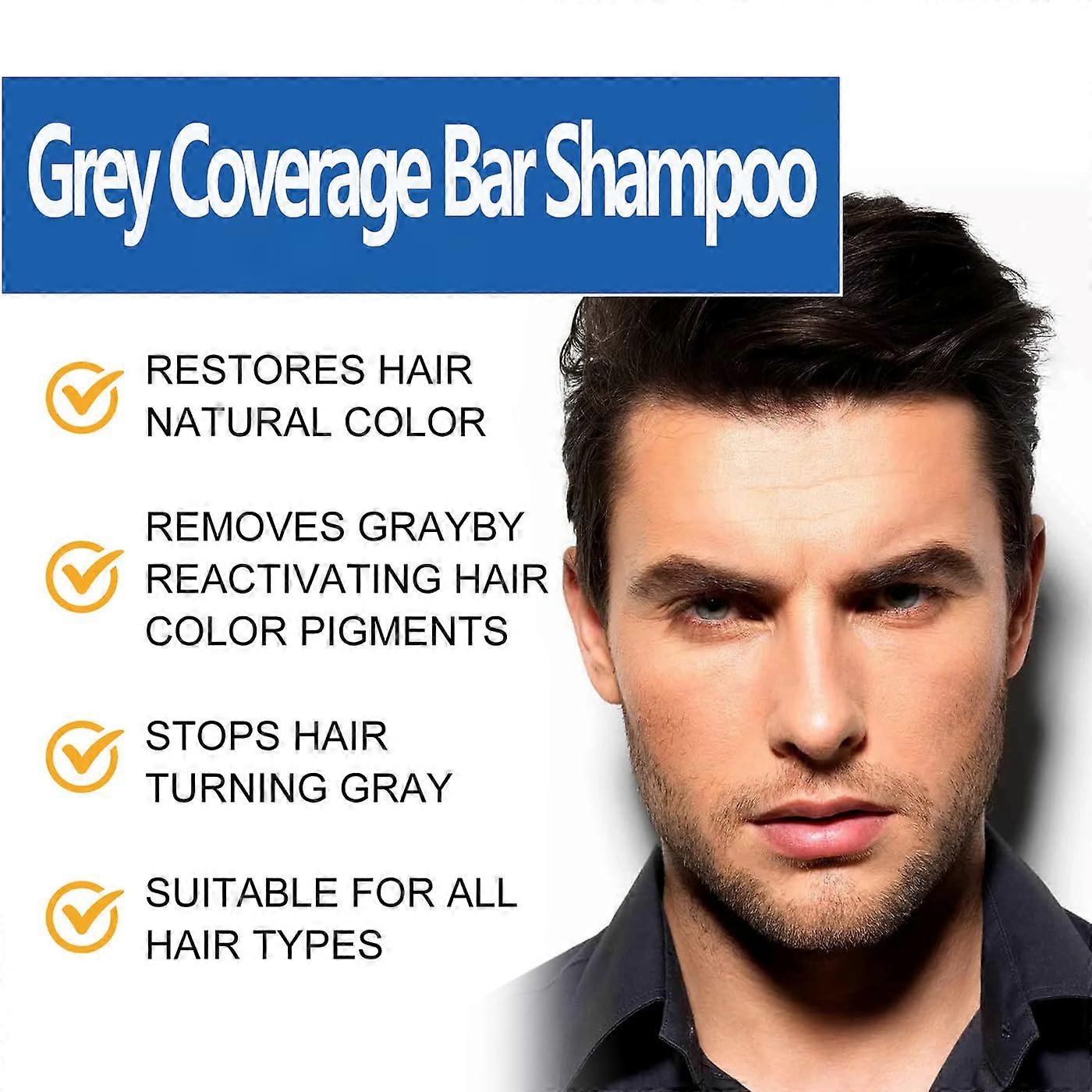 Mane Grey Reverse Bar, Reverse Grey Hair Bar Shampoo, Gray White Hair Repair, Unisex | Fruugo UK