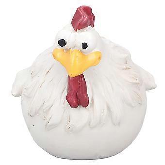 Big Eye Chicken Ornaments Funny Chicken Statues for Garden Stairs Farm ...