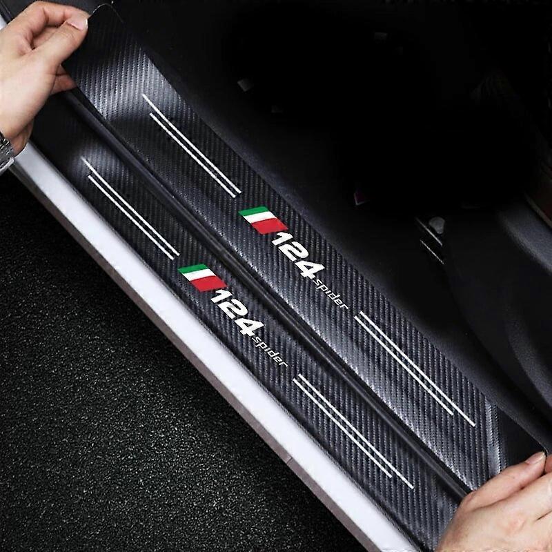 Motor Vehicle Parts Car Styling for Fiat 124 Spider Logo Door Threshold ...