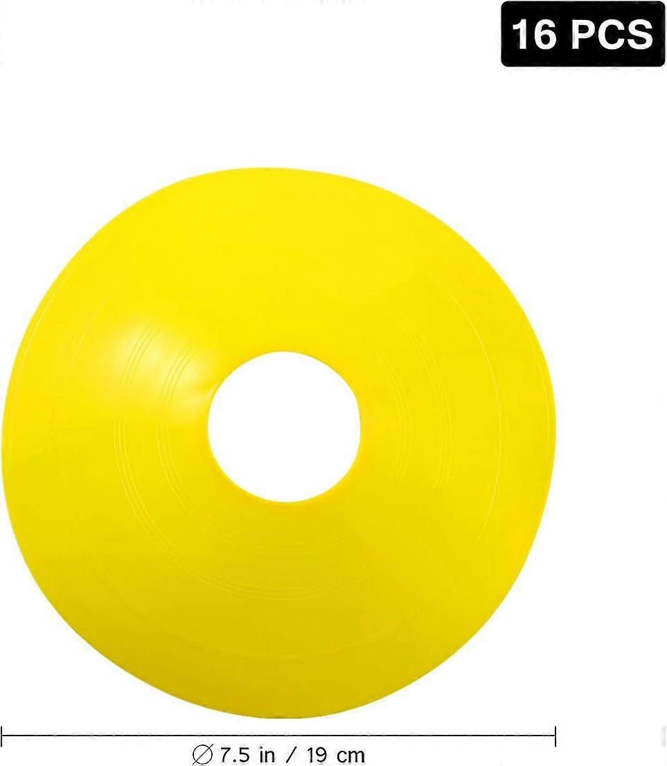 16 Pcs Football Training Sign Dish Plate Cone Obstacle Marker Cones ...