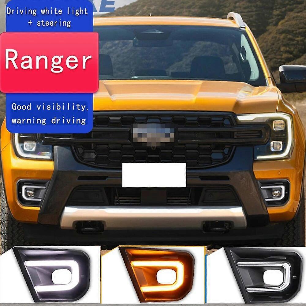 LED Daytime Running Lights For Ford Ranger T9 2022 2023 MK4 PX4 High ...