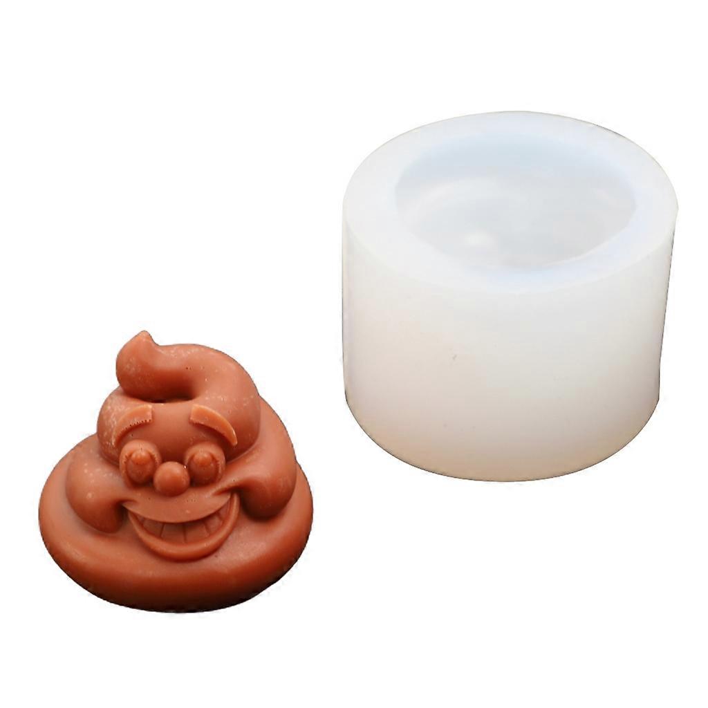 Funny Silicone Baking Moulds Poop Shaped Candle Molds for Ice Cream ...