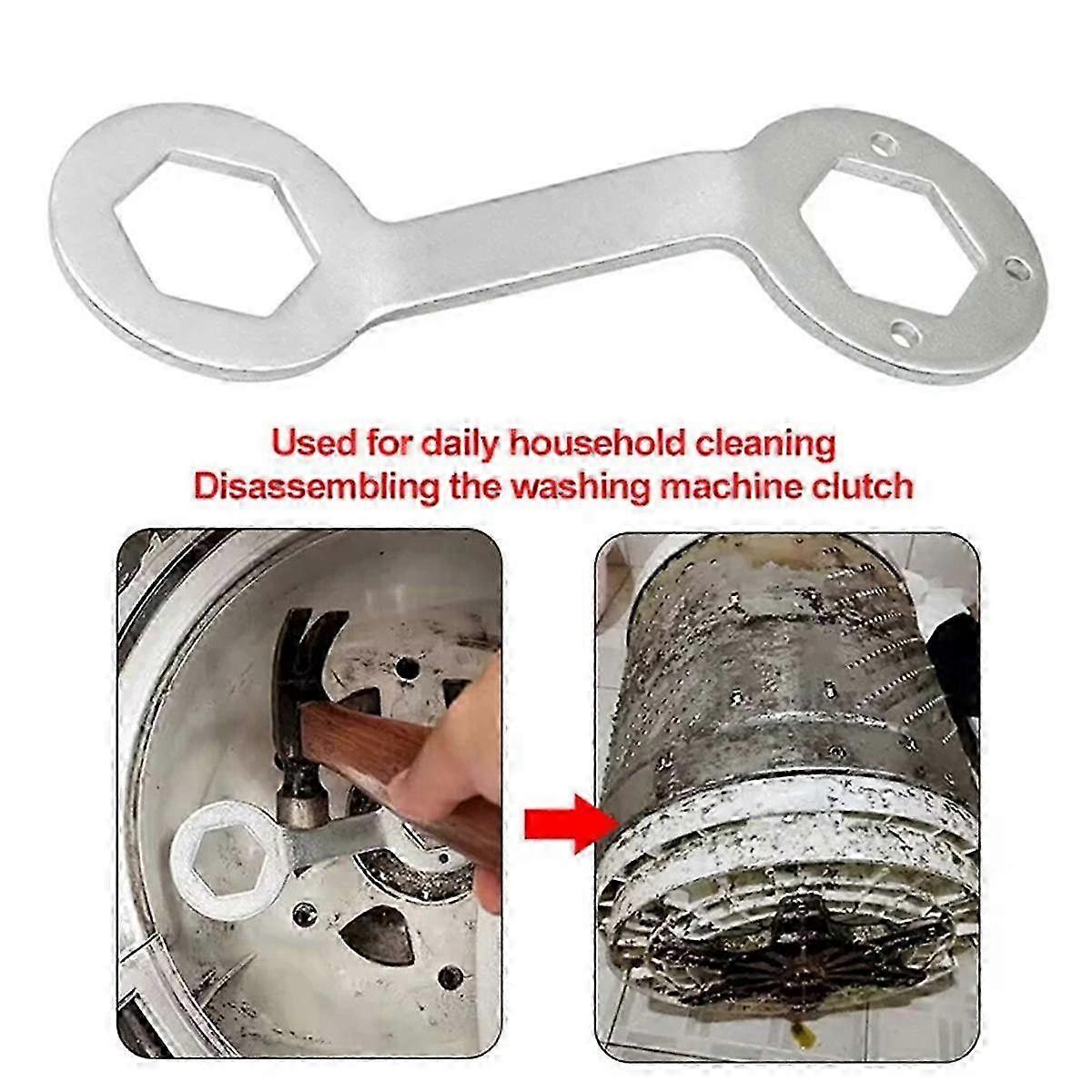 Washing Machine Clutch Wrench Disassembly Inner Screw Nut Removal ...