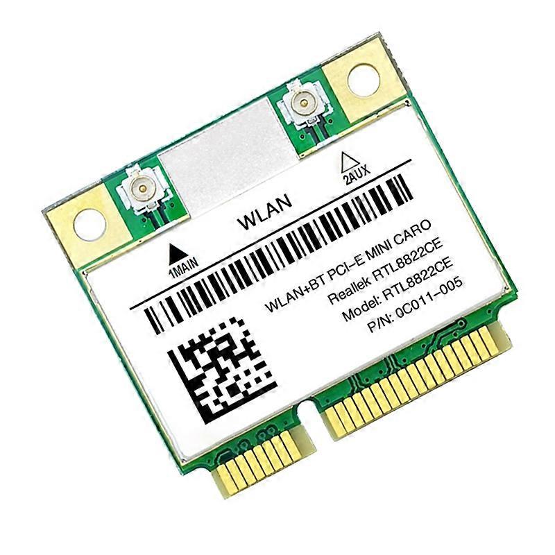RTL8822CE WiFi Card+Antenna 1200Mbps 2.4G+5Ghz 802.11AC Network Mini ...