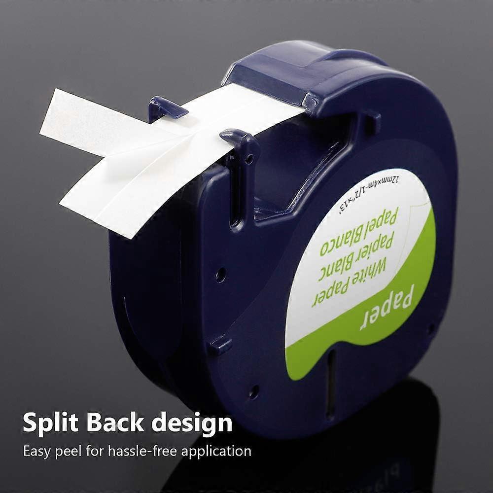 Label Maker Refills, Thermal Paper, Black on White | Fruugo UK