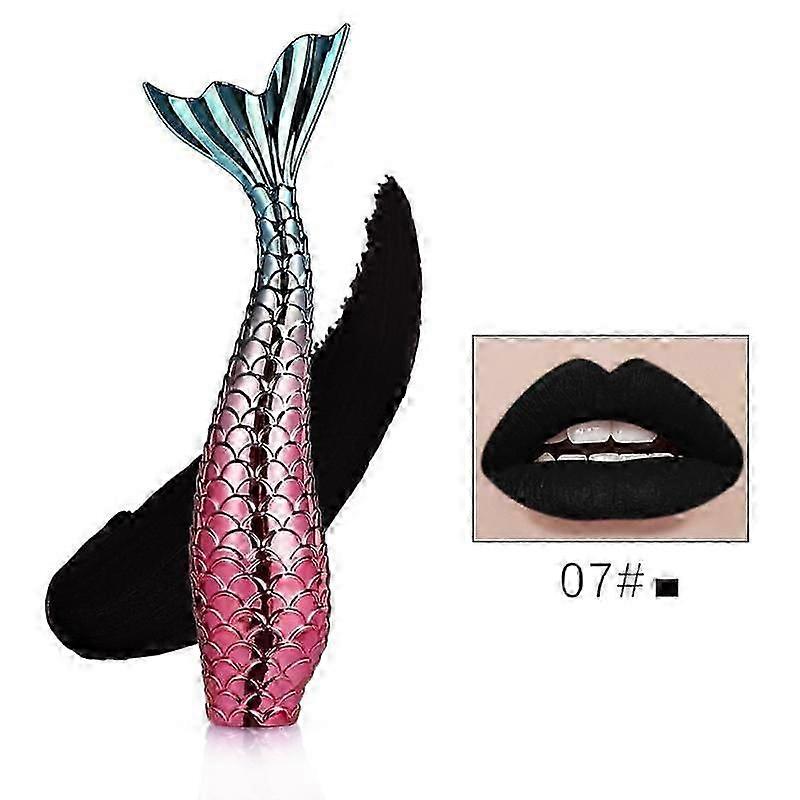 12 Color Mermaid Lipstick Blue Black Color Party Queen Lip Makeup ...