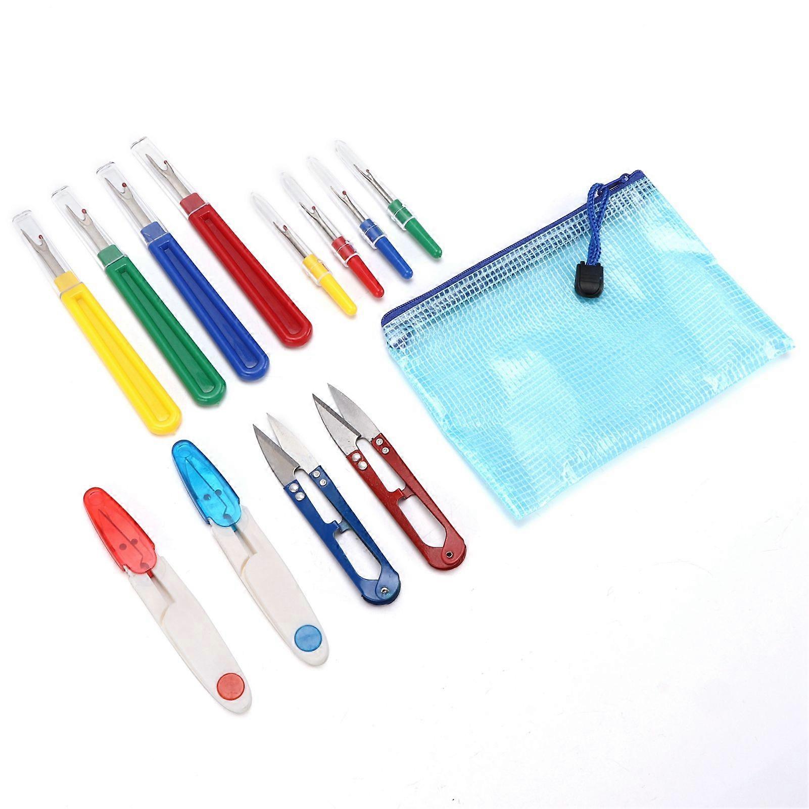 Seam ripper set portable DIY colorful plastic handle seam ripper ...