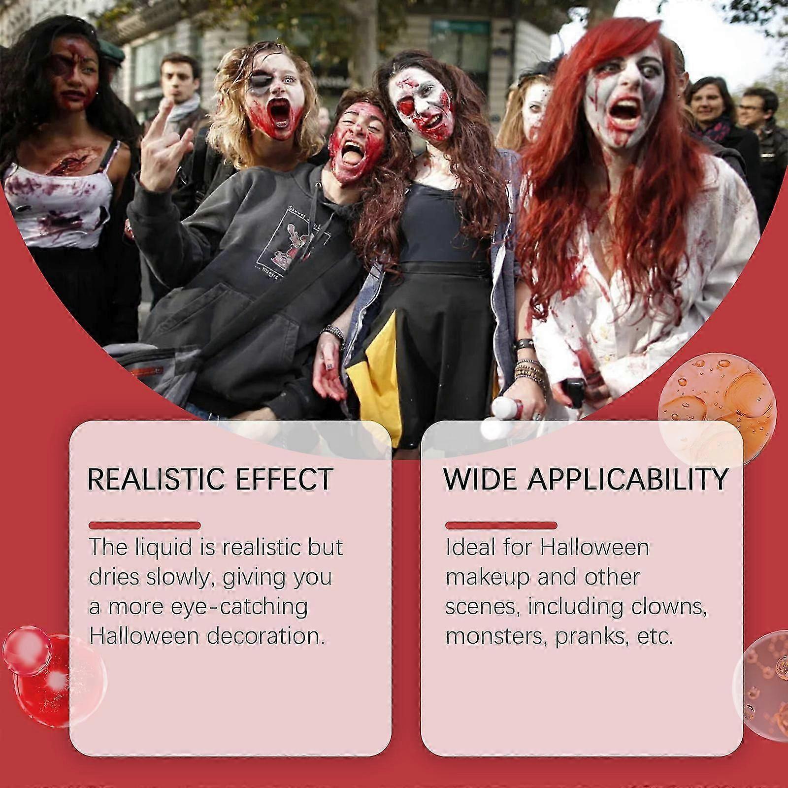 Halloween Plasma Spray - Realistic Fake Blood Makeup for Thrilling ...