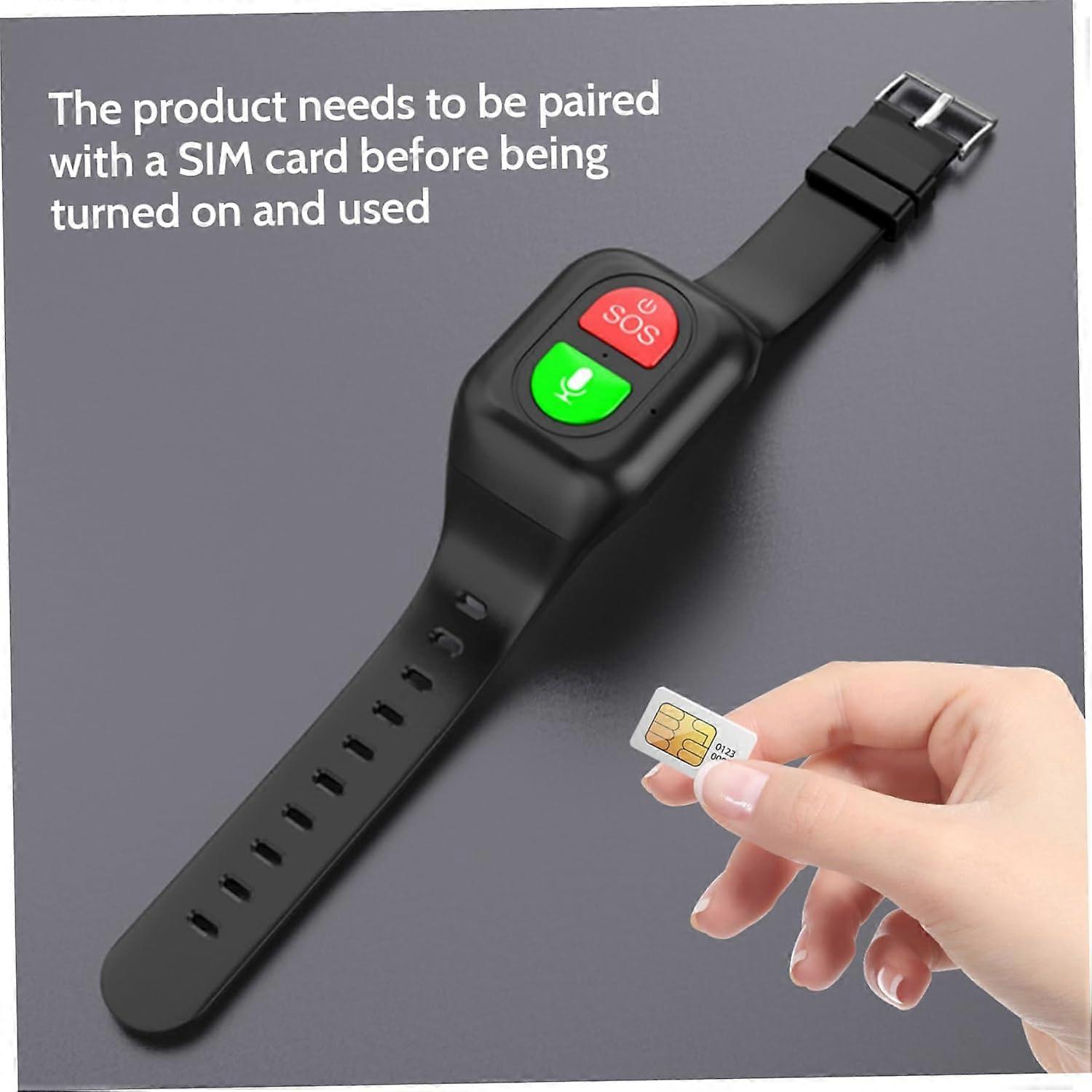 Fitness Trackers GPS SOS Bracelet Watch With Location Tracking And ...