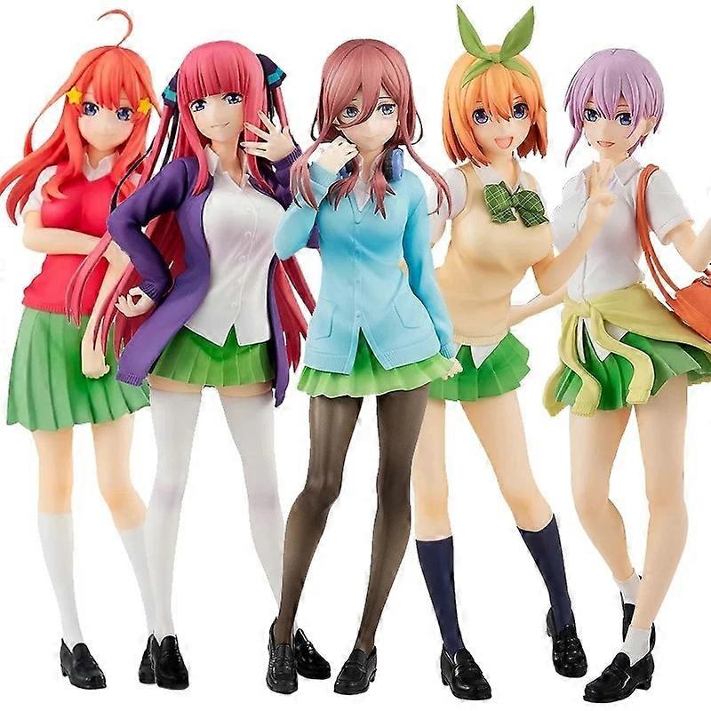 Hot Anime The Quintessential Quintuplets Figure School Uniform Pleated ...