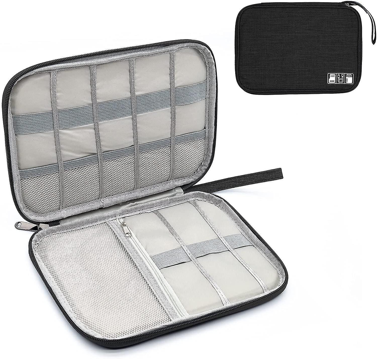 Cable Organizer Bag Waterproof Cable Bag Small With Loop Hard Drive Bag ...