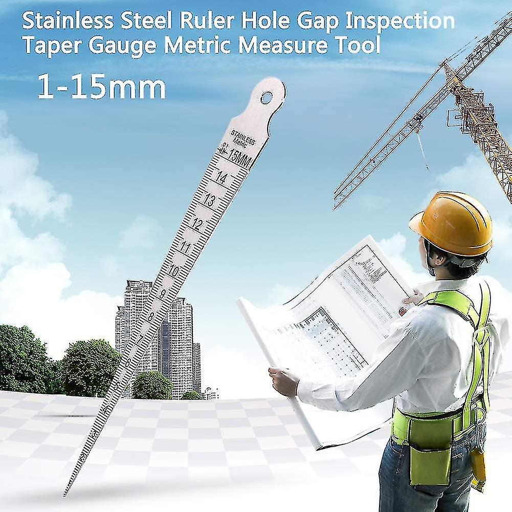 Sl Taper Gauge - Stainless Steel Ruler Welding Inspection Taper Gauge ...