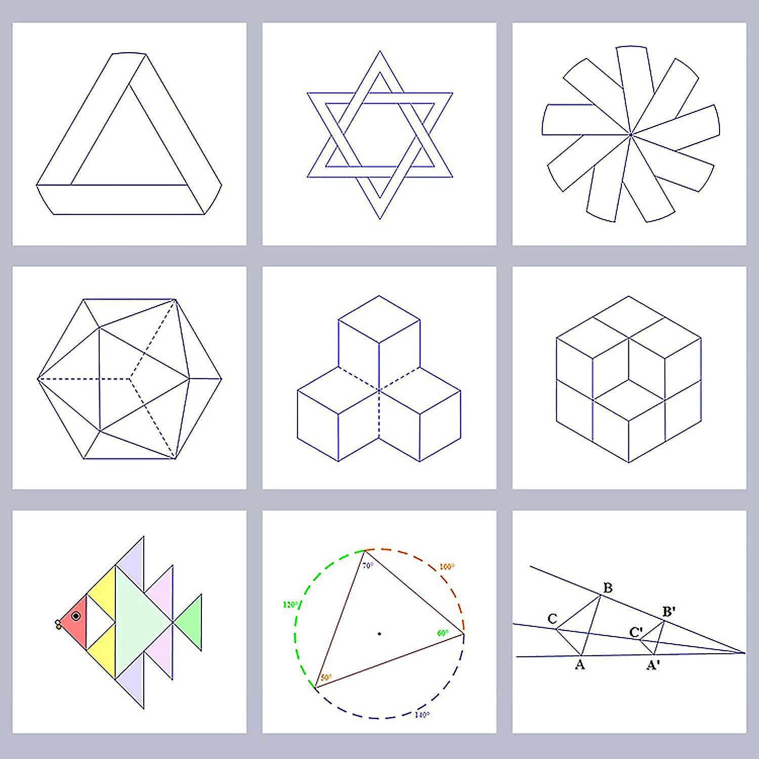 Piece Multi-function Drafting Ruler Multi-function Drafting Curve Ruler ...