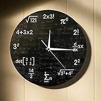 Clock, Mathematics Wall Clock Mathematics Clock Graduation Gift Kids ...
