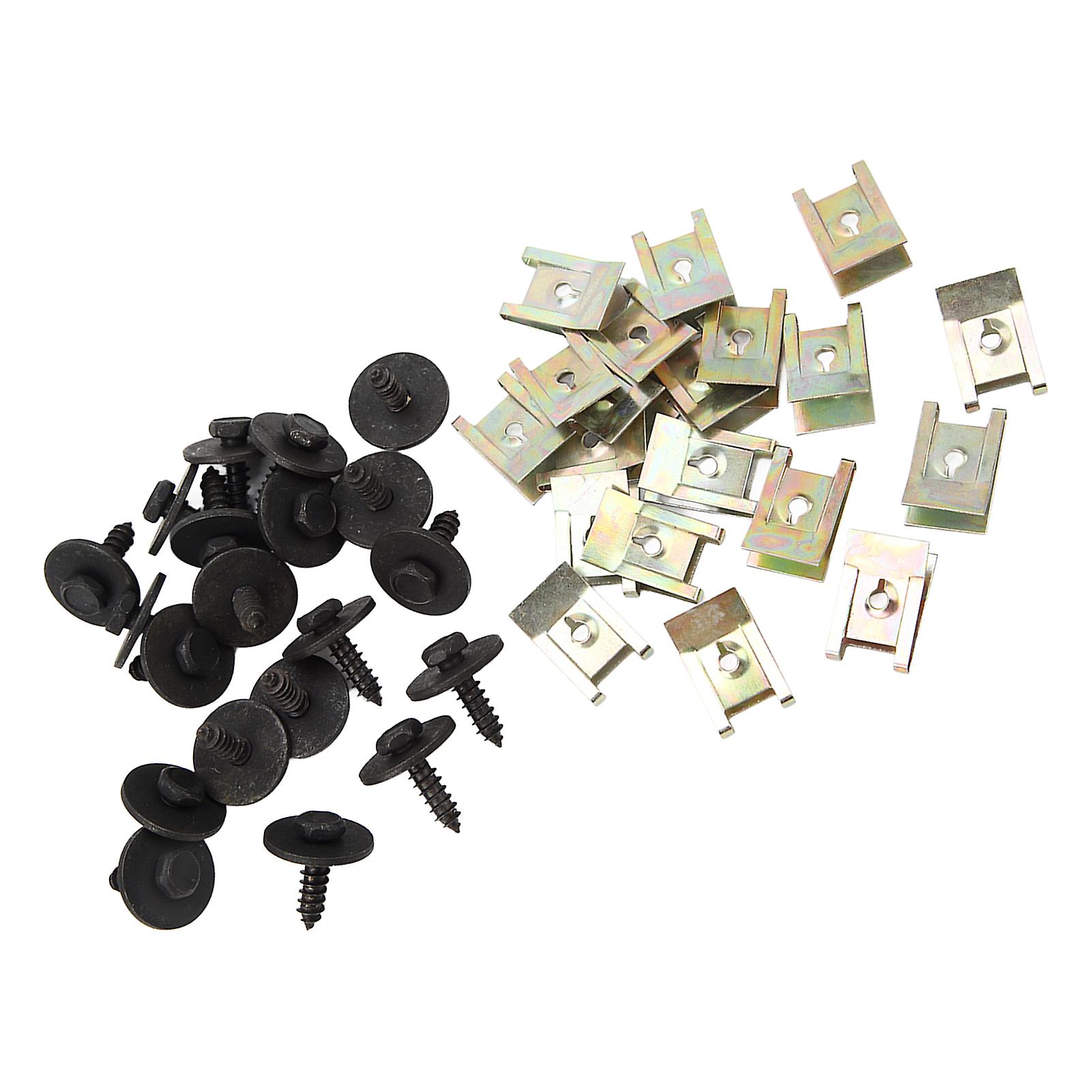 40 Pcs Engine Undertray Shield Panel Clips Under Gearbox Cover Panel ...
